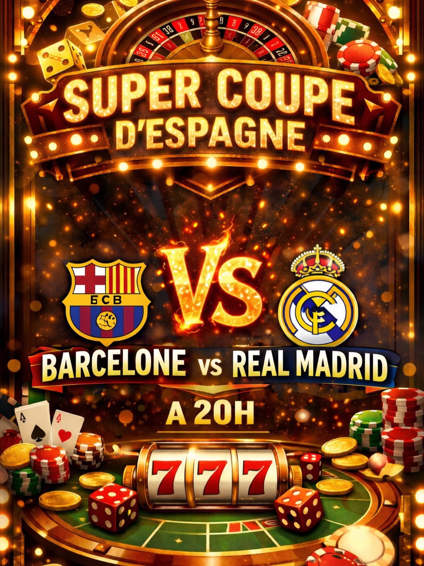 Le Grand Casino Djerba : Barça vs Real Madrid - Sortir à Djerba